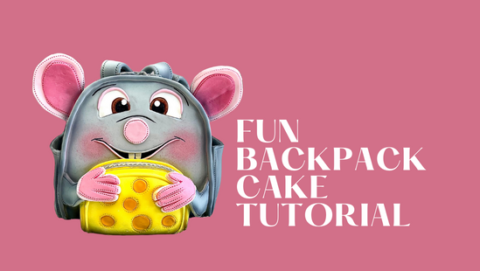 FUN BACKPACK CAKE TUTORIAL - Saracino